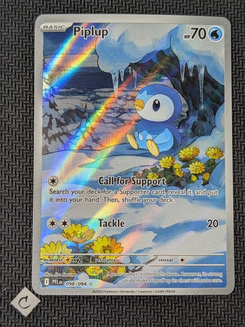 PIPLUP 098/094 - Phantasmal Flames Illustration Rare Pokemon TCG NM $19 ...