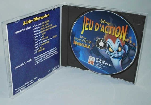 DISNEY JEU D'ACTION : Présente Hercule (PC CD-ROM, 1997) Windows 95 ...