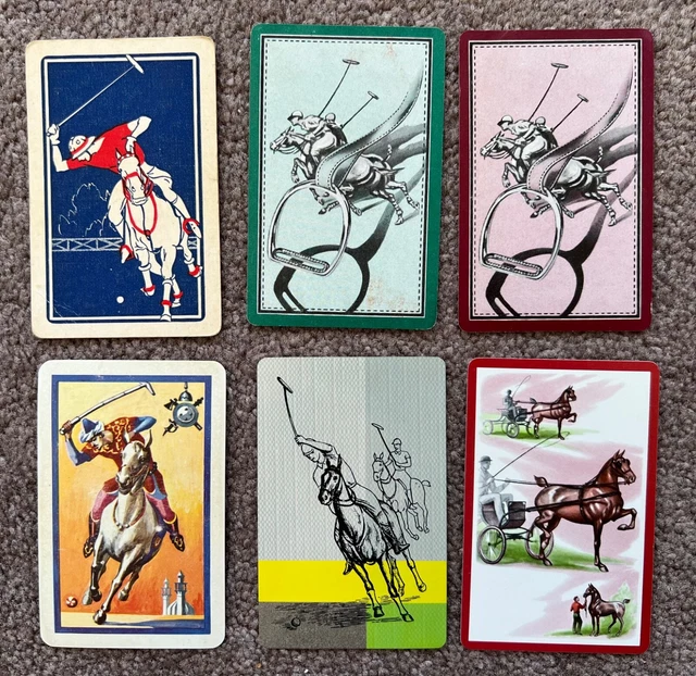 ORIGINAL SWAP PLAYING cards horses polo EUR 3,65 - PicClick FR