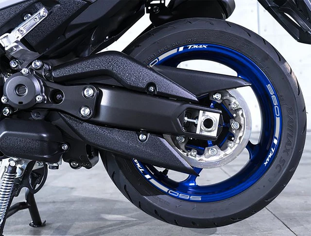 KIT ADESIVI CERCHI ruote TMAX 560 T MAX Yamaha stickers decals scooter ...