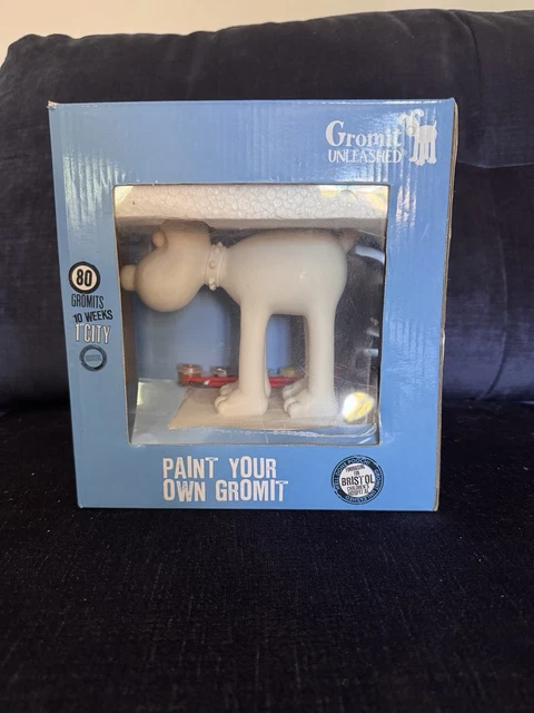 WALLACE AND GROMIT Paint Your own Gromit Rare £52.72 - PicClick UK
