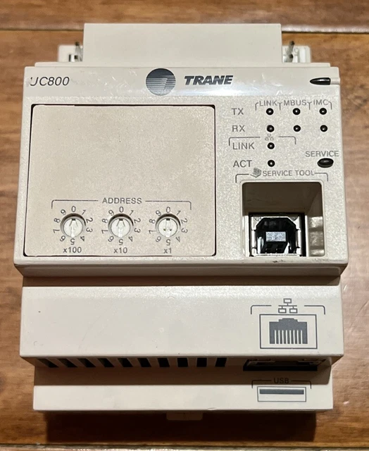 TRANE UC800 MODULE X13651144-01 REV G - CVHE, CVHF Chiller Controls ...