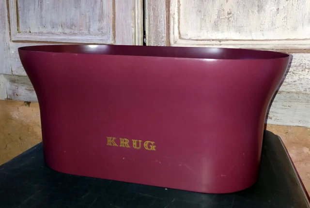 SEAU À GLACE vasque bac à Champagne KRUG ice bucket double Magnum ...