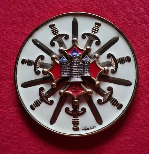 ANCIENNE MEDAILLE MILITAIRE De Table 81 Regiment D'infanterie ...