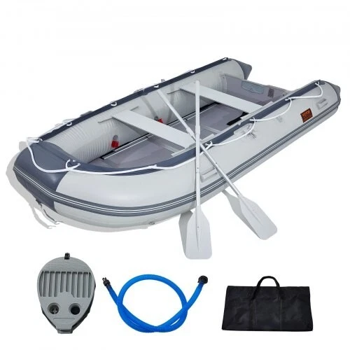 VEVOR INFLATABLE DINGHY Boat, 6-Person Transom Sport Tender Boat £715. ...
