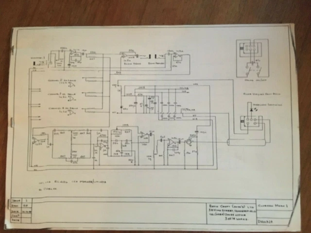 RARE MATAMP CLUBMAN MIXER 1 Circuit Diagrams £19.99 - PicClick UK