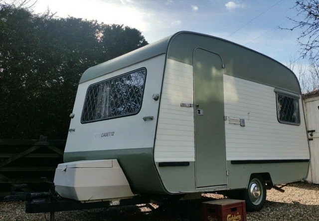 VINTAGE CARAVAN STUNNING 70s SPRITE CI CADET 12 (RARE) 2 BERTH £920.00 ...