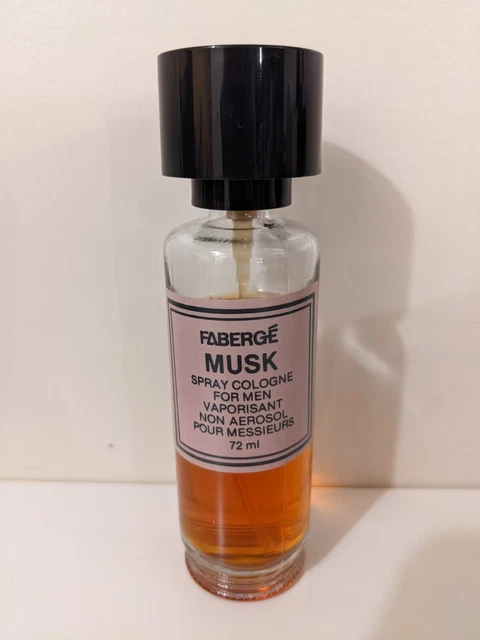 VINTAGE FABERGE MUSK For Men Spray Cologne $40.00 - PicClick CA