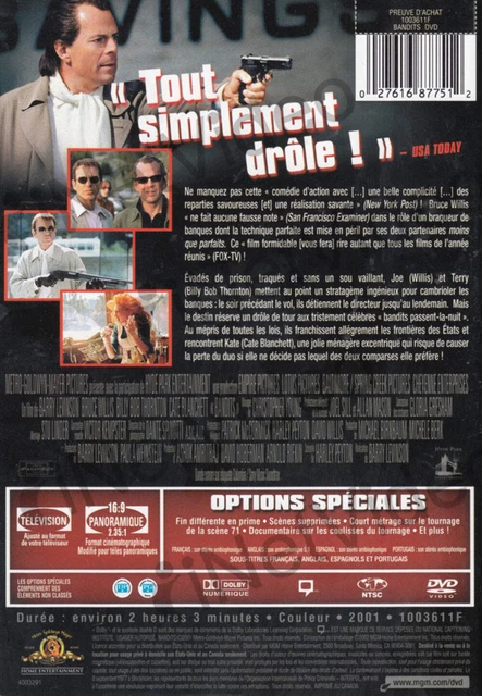 BANDITS (SPECIAL EDITION) (MGM) (Bilingual) (French Cover) DVD $16.99 ...