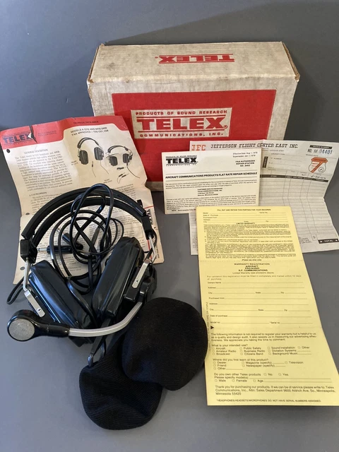 TELEX MRB 2400 Aviation Headset - Microphone - Technical Data Sheet ...