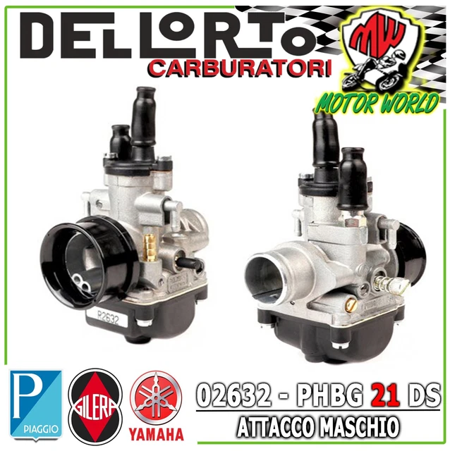 CARBURATEUR DELL'ORTO PHBG 21 DS Air Manuel Pour Piaggio Vespa 50 S LX ...