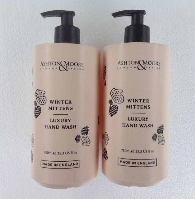 ASHTON & MOORE Winter Mittens Luxury Hand Wash 2x750ml £9.99 - PicClick UK