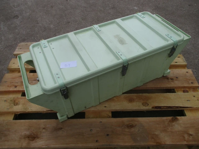 BATTERIEKASTEN SCHWEINESCHNAUZE 2 x100 A Halter Natoblock Bundeswehr B9 ...