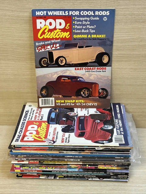 HOT ROD STREET Rod Custom Car Magazine Mixed Lot of 24 1980's - 2000's Vintage £10.61 - PicClick UK
