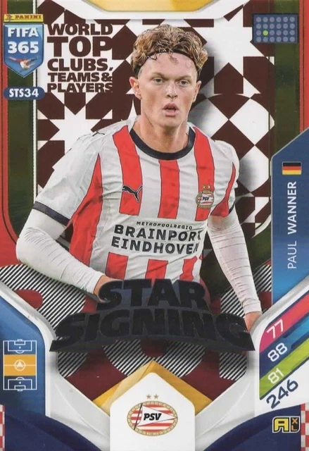 PANINI FIFA 365 2026 STS34 Star Signing Paul Wanner PSV Eindhoven £0.87 ...
