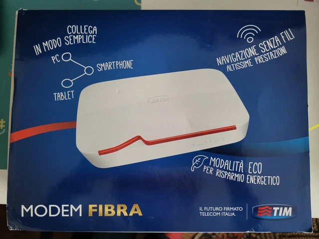 MODEM ROUTER ADSL / FIBRA - TIM 768600 - Bianco EUR 4,99 - PicClick IT
