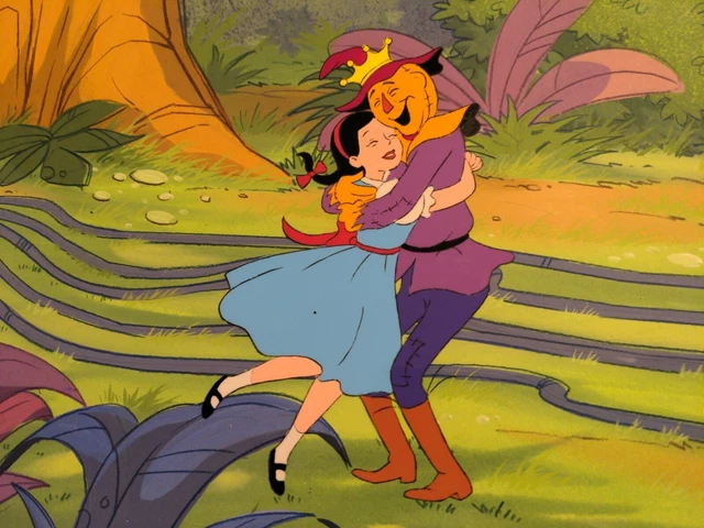 JOURNEY BACK TO Oz animation cel background Production art cartoons ...