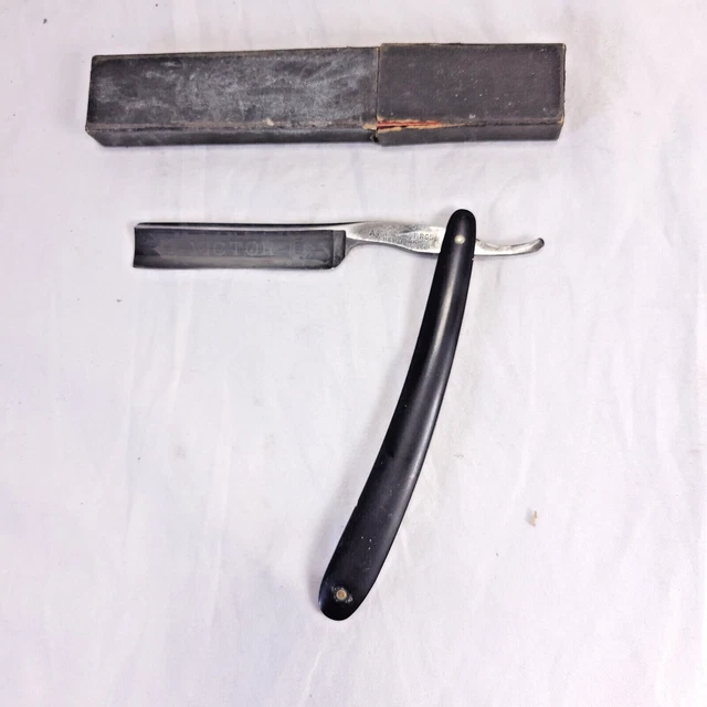 OBM A KASTOR & Bros Victor Straight Razor, Etched Face Made In Germany ...