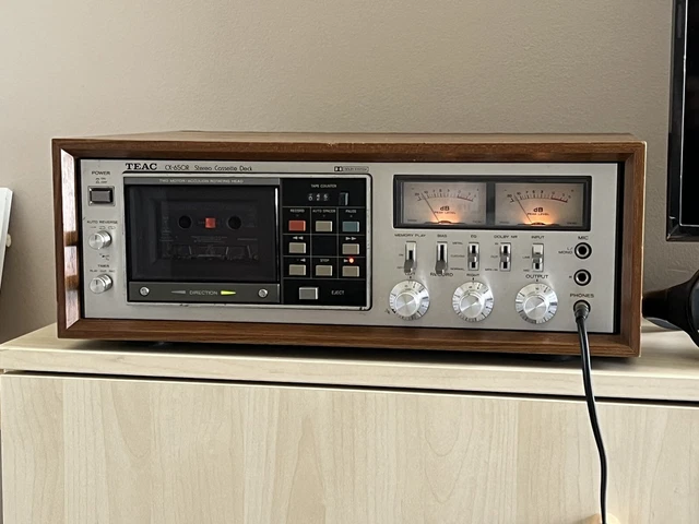 VINTAGE TEAC CX-650R Stereo Cassette Tape Deck w/ Auto Reverse SERVICED ...