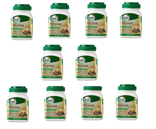 ZANDU NITYAM HERBAL Ayurvedic Churna/Powder constipation gas & acidity ...