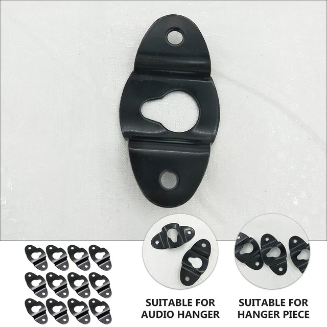 20 PCS MIRROR Wall Mount Clips Flush Concealed Bracket Speaker Rear ...