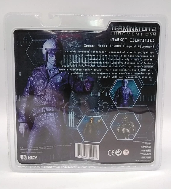 FIGURA DE NITRÓGENO líquido Terminator 2 Judgment Day T-1000 NECA ...