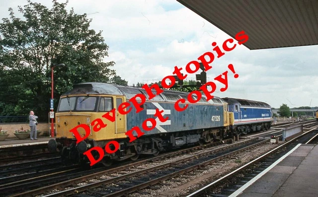 ORIGINAL 35MM Slide Diesel / Engine Railway 47714 - 47526 Oxford Aug ...