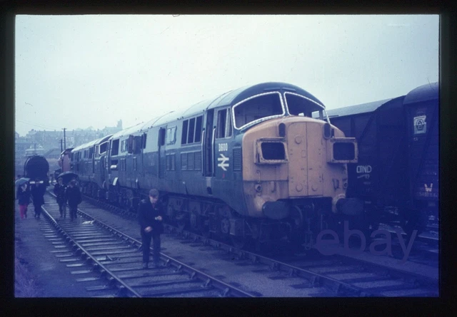 ORIGINAL 35MM slide -Class 41 Warship D600 at Woodhams, Barry scrapyard ...