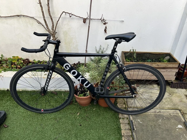 SINGLE SPEED BLACK Goku Bike 56cm £51.03 - PicClick UK