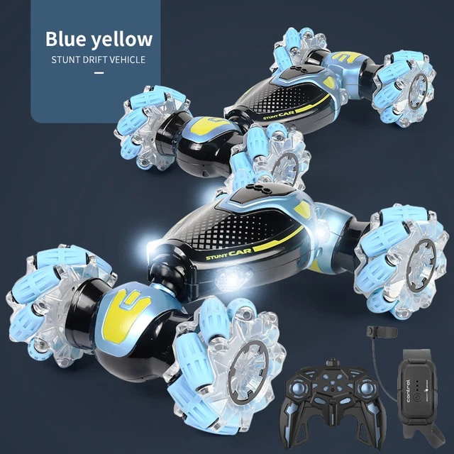 360° STUNT CAR 4WD RC Hand Gesture Sensing Off-Road Remote Control Off ...