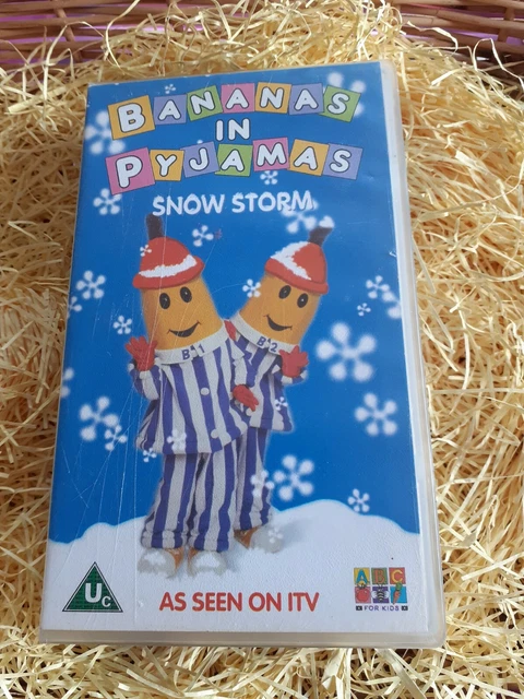 BANANAS IN PYJAMAS 1998 " snow storm " VHS Tape./children's cartoons. £ ...