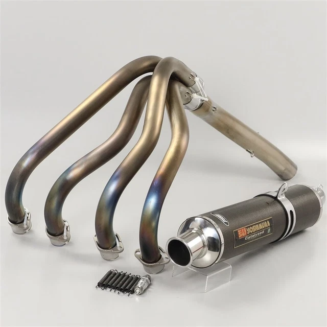 SUZUKI GSX1100S KATANA GU76A YOSHIMURA Titanium Cyclone Full Exhaust ...