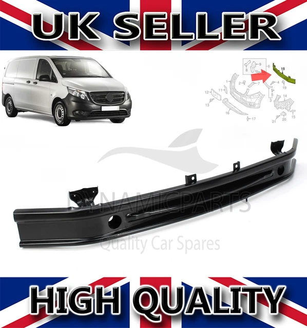 FOR MERCEDES VITO W447 2014 - 2020 Front Bumper Reinforcement ...