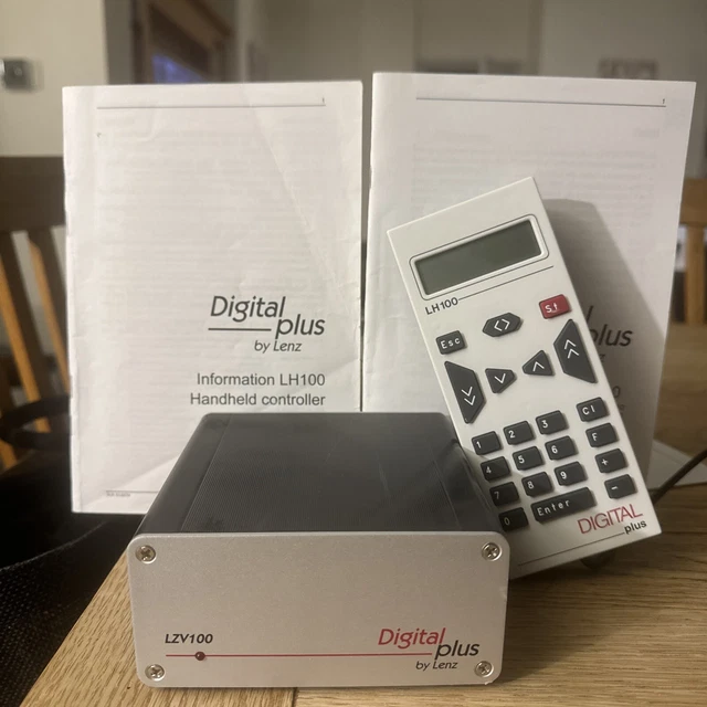 LENZ DIGITAL PLUS Set 100 - LZV100 & LH100 + Manuals for DCC Control £ ...
