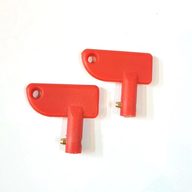 BATTERY ISOLATION THE Power Key 12v Battery Isolator Switch Key Plastic ...