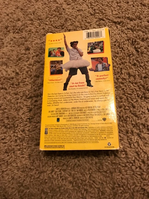 ACE VENTURA: PET Detective VHS (1994) Jim Carrey $4.15 - PicClick CA