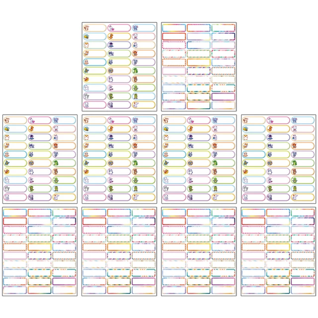 10 SHEETS OF Daycare Water Bottle Name Tags For Schools Students 7 33 10-sheets-of-daycare-water-bottle-name-tags-for-schools-students-7-33