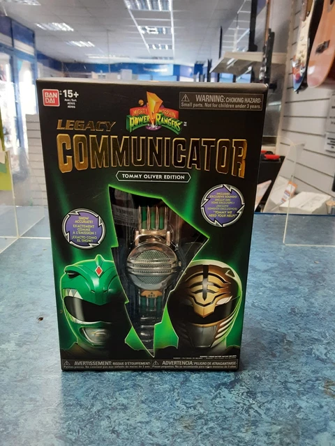POWER RANGERS - Legacy Communicator, Tommy Oliver Edition Green & White ...