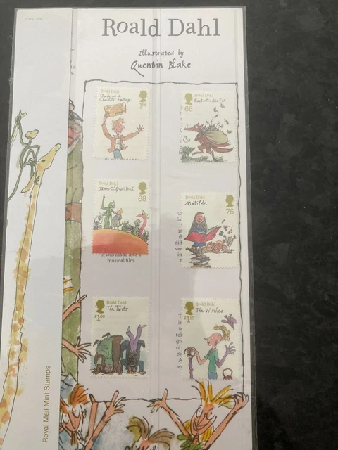 ROYAL MAIL MINT Stamps Roald Dahl Quentin Blake 2012 Collectable with ...