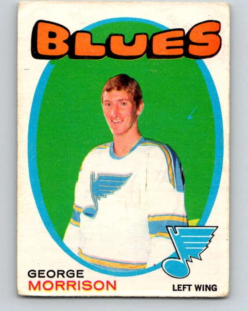 (HCW) V9697--1971-72 O-PEE-CHEE #223 George Morrison RC St. Louis Blues ...