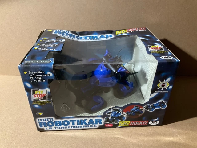 ROBOTIKAR THE TRANSFORMABLE Gig Nikko Robot Radio Controlled Car 1/20 ...
