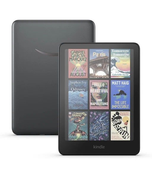 AMAZON KINDLE COLORSOFT Signature Edition 32GB, Wi-Fi, 7-inch Metallic ...