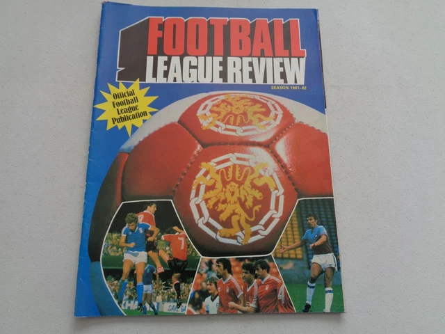 FOOTBALL LEAGUE REVIEW - SEASON 1981-82 - Official Football League ...