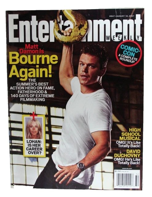 MATT DAMON BOURNE Ultimatum Lindsay Lohan Comic-Con #947 Entertainment ...