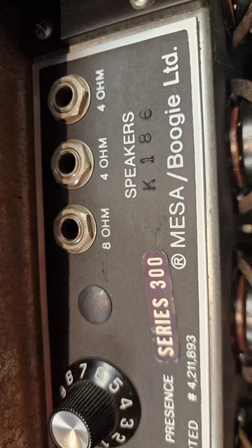 MESA BOOGIE MARK II Coliseum Series 300 RARE Guitar Amplifier MKII ...
