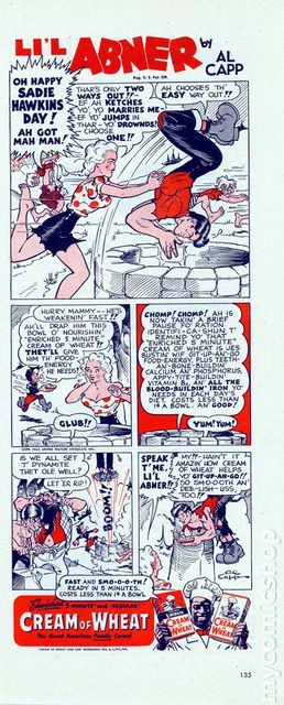 LIL ABNER CRÈME De Blé Publicité Oh Heureuse Triste #0 VF 8.0 45 Image ...
