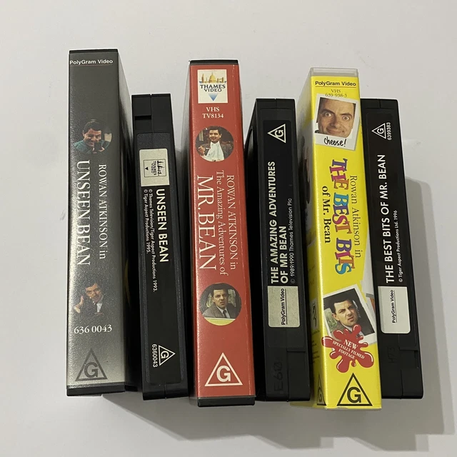 MR BEAN VHS Video Lot The Best Bits of Mr. Bean 90’s Comedy TV Show VHS ...