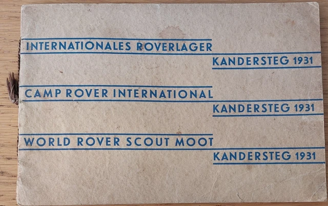**VERY RARE** - Pictorial Record 1st Ever World Rover Scout Moot ...