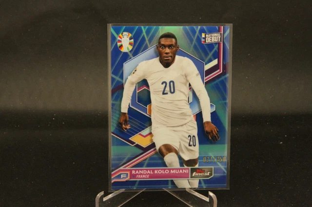 RANDAL KOLO MUANI 2024 Topps Finest Road to UEFA Euro Blue Vaporwave ... RANDAL KOLO MUANI 2024 Topps Finest Road to UEFA Euro Blue Vaporwave ...