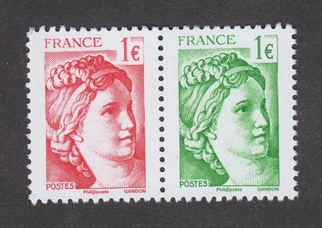 PAIRE NEUVE** VENANT du bloc 40 ans de la Sabine de Gandon - N°5179 et ...